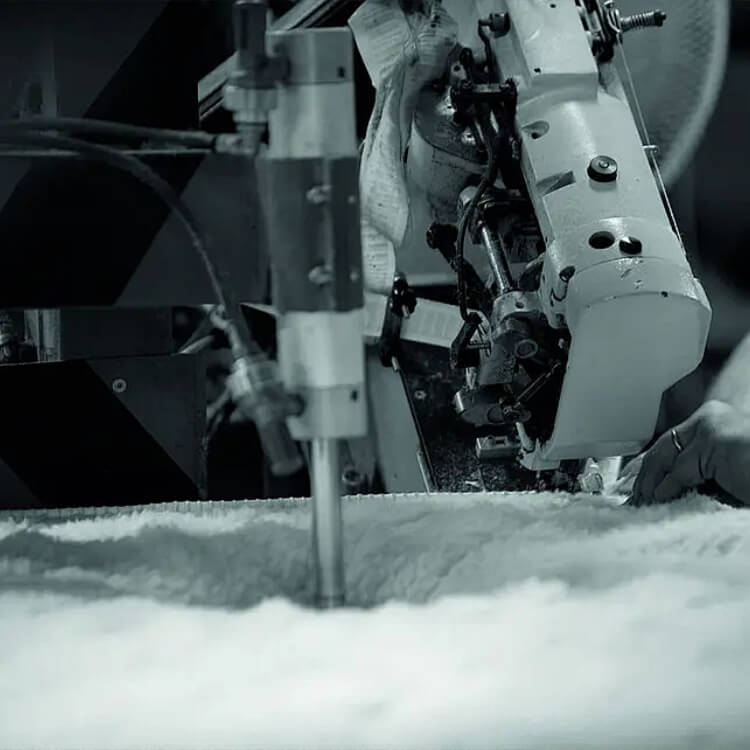 Prodotto in tessuto e pelle